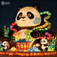 China Traditional Chinese Outdoor Lanterns for Spring and Lantern Festivals - Giant Animal Lanterns, Panda Design for sale