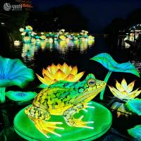 China Traditional Chinese Silk Frog Lantern - Decorative Hanging Lantern for Festivals and Celebrations for sale