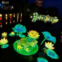 China Traditional Chinese Silk Frog Lantern - Decorative Hanging Lantern for Festivals and Celebrations for sale