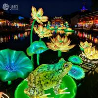 China Traditional Chinese Silk Frog Lantern - Decorative Hanging Lantern for Festivals and Celebrations for sale