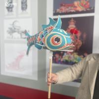 China Chinese Style LED Fish Lantern, Handheld Lantern for Celebrations, New Year, and Lantern Festival for sale