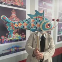 China Chinese Style LED Fish Lantern, Handheld Lantern for Celebrations, New Year, and Lantern Festival for sale