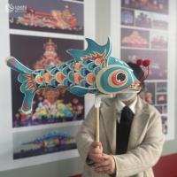 China Chinese Style LED Fish Lantern, Handheld Lantern for Celebrations, New Year, and Lantern Festival for sale