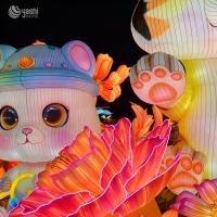 China Chinese New Year & Lantern Festival Large Tiger Lantern Sculptures for Exhibitions for sale