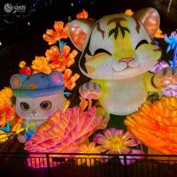 China Chinese New Year & Lantern Festival Large Tiger Lantern Sculptures for Exhibitions for sale