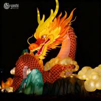 China Chinese New Year Lanterns Outdoor Waterproof Decorative Large Dragon Lanterns for sale