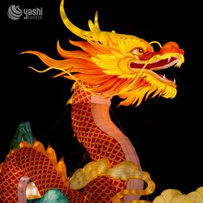 China Chinese New Year Lanterns Outdoor Waterproof Decorative Large Dragon Lanterns for sale