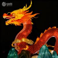 China Chinese New Year Lanterns Outdoor Waterproof Decorative Large Dragon Lanterns for sale