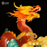China Chinese New Year Lanterns Outdoor Waterproof Decorative Large Dragon Lanterns for sale