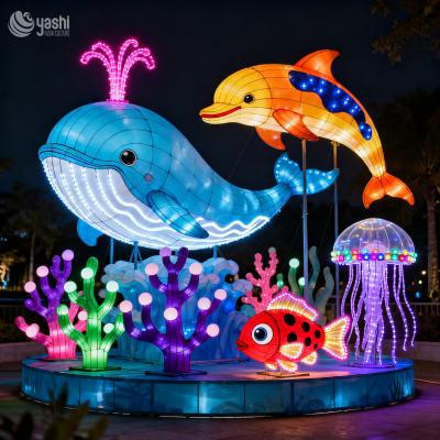 China Chinese New Year Lanterns - Ocean Theme for Park, Zoo, and Aquarium Decorations for sale