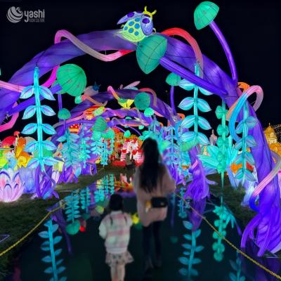 China Large Outdoor Event Tunnel Lantern - Decorative Archway for Zoo and Park Entrances for sale