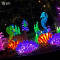China Colorful Ocean Seahorse LED Lantern - Theme Park New Year Lantern Festival Decoration for sale