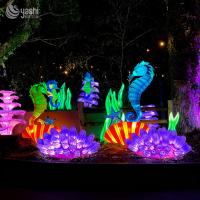 China Colorful Ocean Seahorse LED Lantern - Theme Park New Year Lantern Festival Decoration for sale
