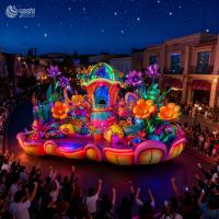 China Custom Giant Festival Parade Floats by Zigong Lantern Manufacturer for sale