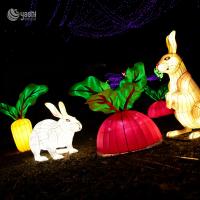 China Festival Lighting Set: Rabbit Moon Lantern for Thanksgiving, Diwali & Ramadan Decorations for sale