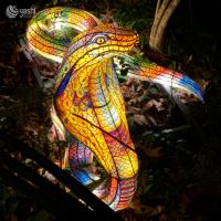 China LED Animal Snake Lantern for Theme Parks - Perfect for Scenic Lighting and Halloween Decorations for sale