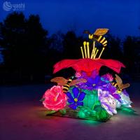 China Outdoor Waterproof Floral Pattern LED Lanterns - Theme Park Holiday Lighting Decor for sale