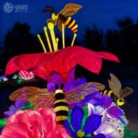 China Outdoor Waterproof Floral Pattern LED Lanterns - Theme Park Holiday Lighting Decor for sale