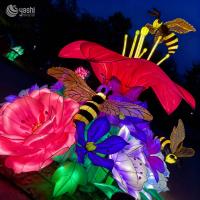 China Outdoor Waterproof Floral Pattern LED Lanterns - Theme Park Holiday Lighting Decor for sale