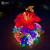 China Outdoor Waterproof Floral Pattern LED Lanterns - Theme Park Holiday Lighting Decor for sale