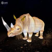 China Animal Theme LED Light Show Sculpture Lantern - Festival Zoo Park Decoration for sale