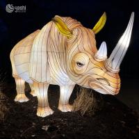 China Animal Theme LED Light Show Sculpture Lantern - Festival Zoo Park Decoration for sale