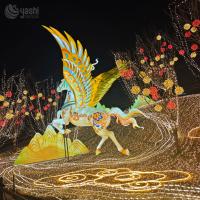 China Horse Year Themed Pegasus Holiday Lantern - Waterproof Landscape Lighting for Festivals for sale