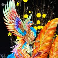 China Chinese Traditional Phoenix Festival Light Sculpture - Large Decorative Lantern for Events for sale