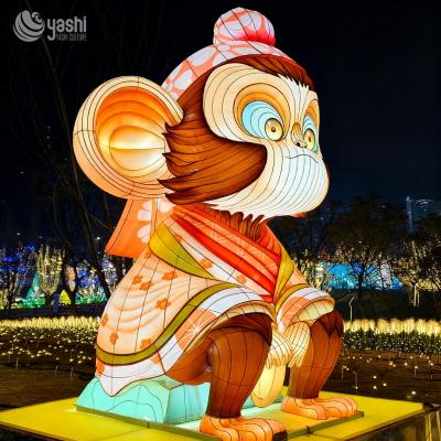 China Outdoor Chinese New Year Decorations: 12 Zodiac Animal Theme Lanterns for sale