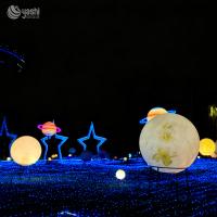 China Outdoor Space Theme Globe Lanterns for Park Party & Science Museum Decoration for sale
