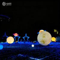 China Outdoor Space Theme Globe Lanterns for Park Party & Science Museum Decoration for sale
