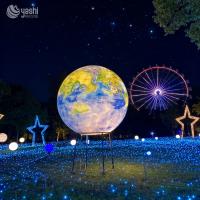 China Outdoor Space Theme Globe Lanterns for Park Party & Science Museum Decoration for sale