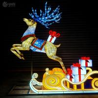 China Customized Outdoor Christmas Deer Lantern Decor - Mall Festival Lighting for Xmas & New Year for sale