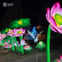 China Large Waterproof Outdoor Lanterns - Garden Flower Theme Decor for Wedding & Holiday Events for sale