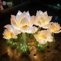 China Large Waterproof Outdoor Lanterns - Garden Flower Theme Decor for Wedding & Holiday Events for sale