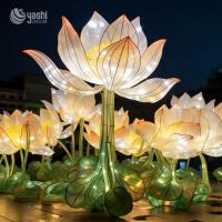 China Large Waterproof Outdoor Lanterns - Garden Flower Theme Decor for Wedding & Holiday Events for sale