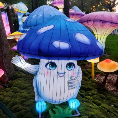China Colorful Mushroom Lanterns Floral Theme LED Light for Light Festival & Performances for sale