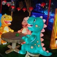 China LED Dinosaur Statue Landscape Lighting - Weatherproof Playground Decor Sculpture for sale