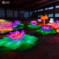 China Waterproof Lotus LED Lantern for Ramadan/Thanksgiving - Outdoor Religious Festival Decor for sale