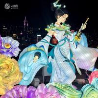 China Wholesale Waterproof Festival Lighting Decor: Handmade LED Character Lanterns for Theme Parks for sale
