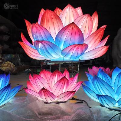 China Customized Lotus Lanterns for Christmas/Valentine's Day - Outdoor Festival Decor for sale