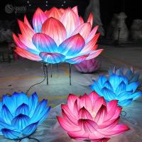 China Customized Lotus Lanterns for Christmas/Valentine's Day - Outdoor Festival Decor for sale