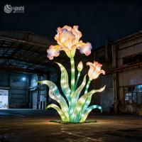 China Outdoor Waterproof Flower Theme Lantern - Festive Decorative Lighting Sculpture for sale