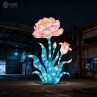 China Outdoor Waterproof Flower Theme Lantern - Festive Decorative Lighting Sculpture for sale
