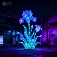 China Outdoor Waterproof Flower Theme Lantern - Festive Decorative Lighting Sculpture for sale