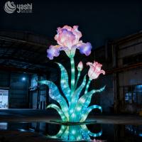 China Outdoor Waterproof Flower Theme Lantern - Festive Decorative Lighting Sculpture for sale