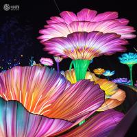 China Outdoor Waterproof Flower Theme Lantern - Festive Decorative Lighting Sculpture for sale