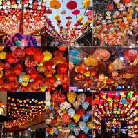 China Outdoor Street Night View Decoration - Festive Lanterns, Silk Lanterns, Vietnamese Lanterns for sale