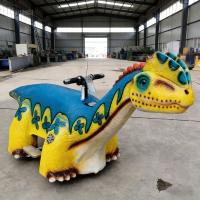 China Coin-Operated Dinosaur Ride-On Toy Car for Amusement Parks | Kids Electric Vehicle | Parent-Child Interactive Game for sale