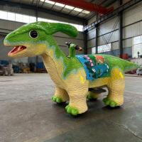 China Customizable Electric Ride-On Dinosaur Car for Carnival & Theme Parks Interactive Game Facility, Colors Customizable for sale